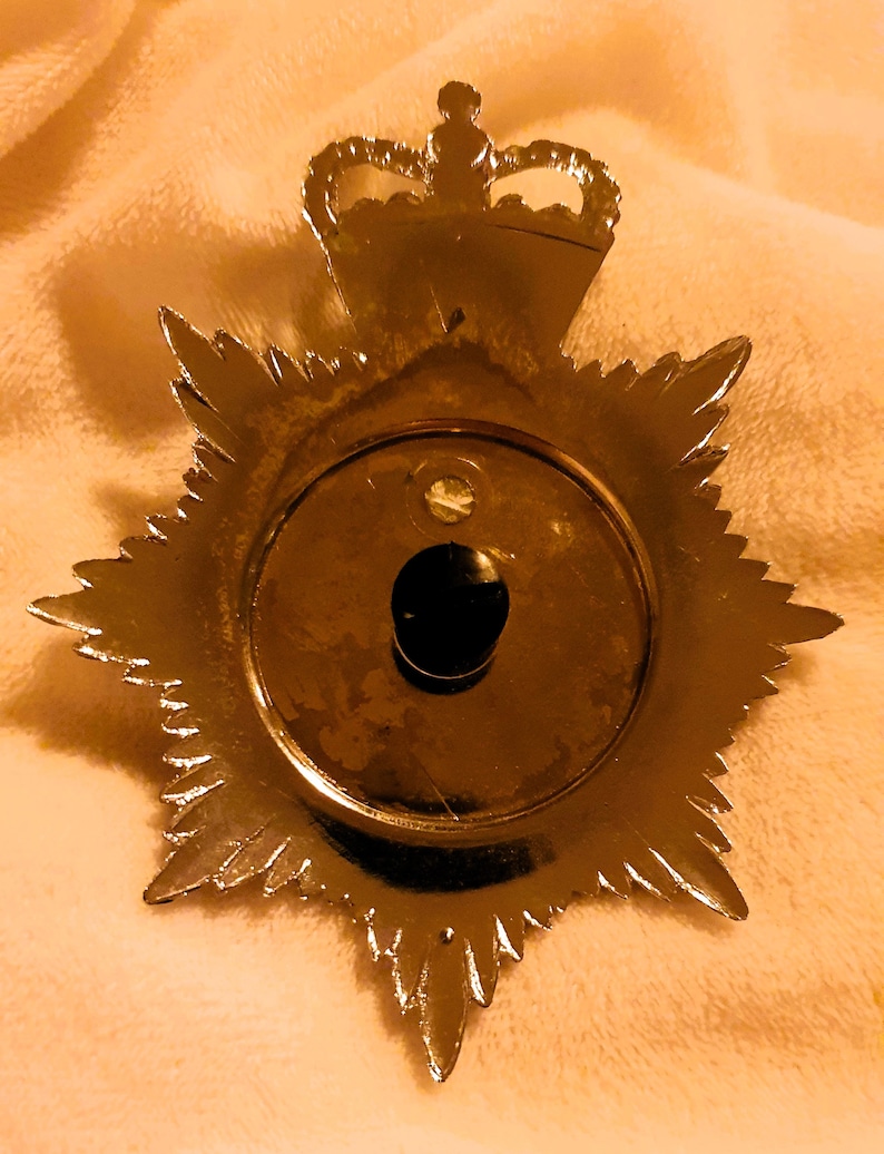 Vintage 1960s British Police Helmet Badge, Police Uniform, United ...