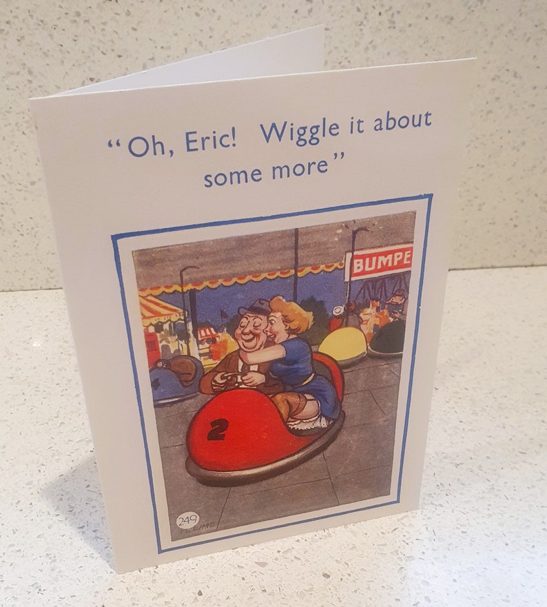 Vintage Saucy Seaside Humour Cheeky Rude English Seaside - Etsy