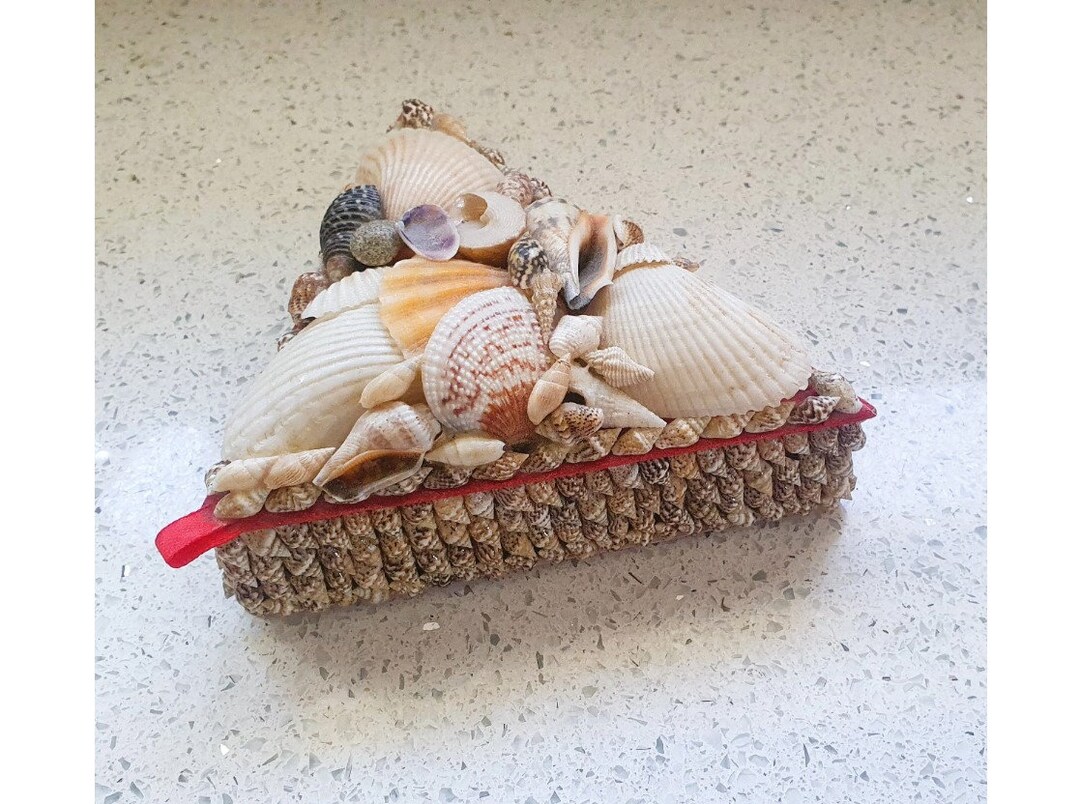 Shell Covered Box, Shell Covered, Jewellery Box, Jewelry Box, Vintage ...