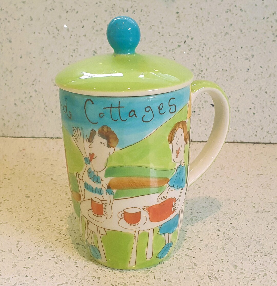 Vintage, Whittard of Chelsea, Whittards, Hand Painted Ceramic Mug With ...