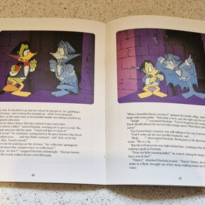 Vintage Count Duckula Storybook - 80s Cartoon Book Gift - Etsy