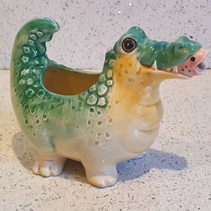 Fitz & Floyd, Alligator Collection, Alligator, Crocodile, Creamer, Milk ...