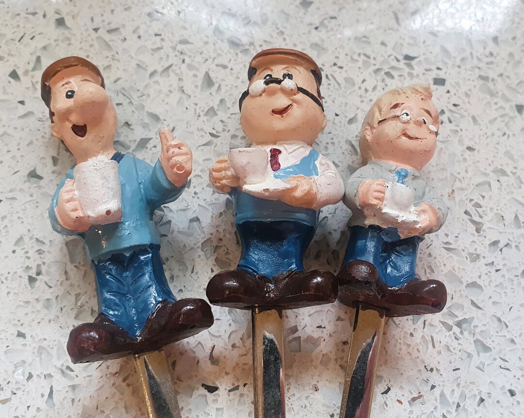 Vintage Tetley Tea Folk Teaspoons: English Advertising Collectibles - Etsy