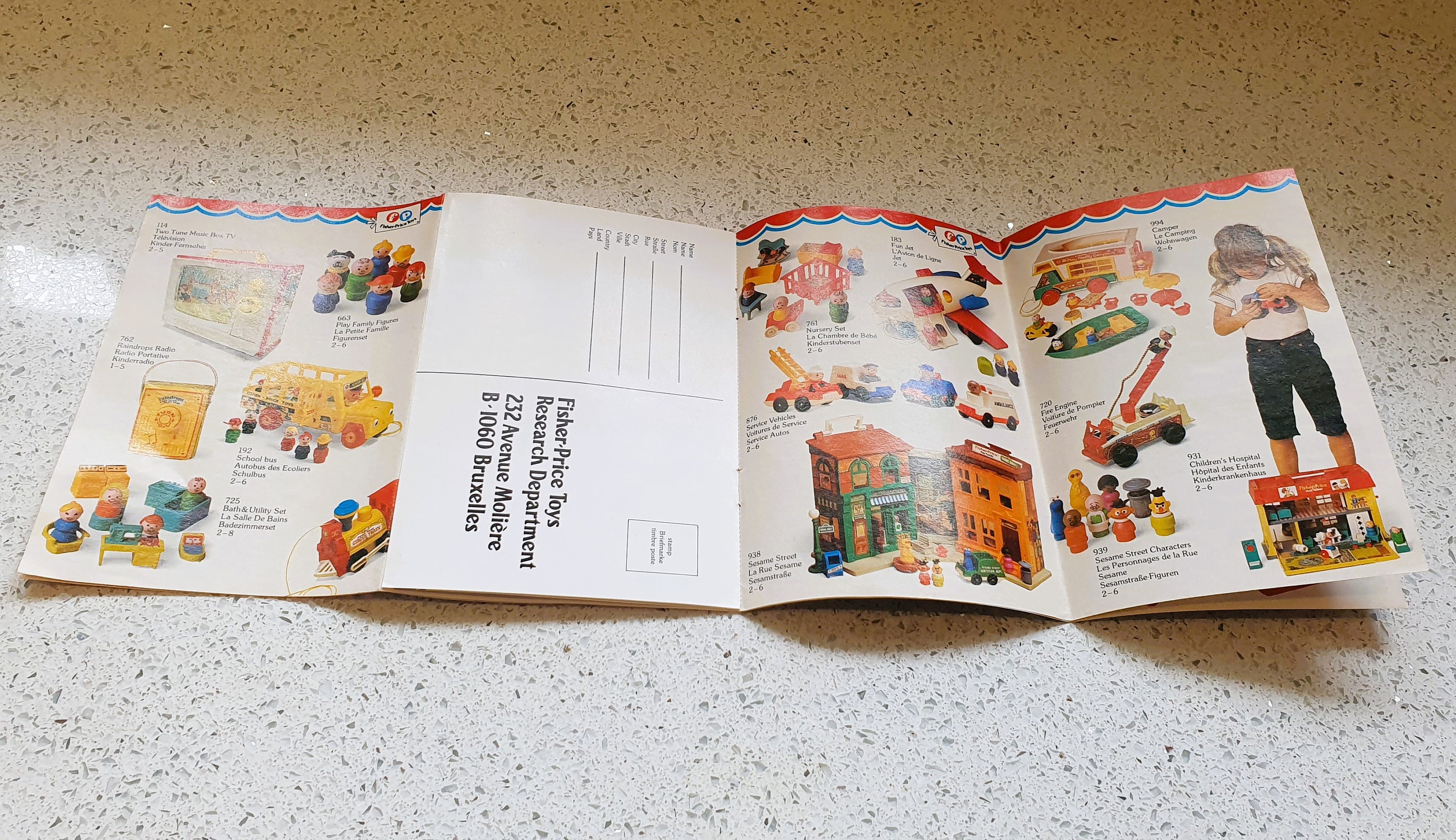 Rare Vintage Fisher Price Catalogue, Brochure, Original, 70s, 80s ...