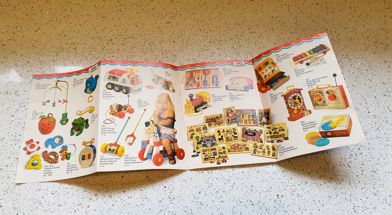 Rare Vintage Fisher Price Catalogue, Brochure, Original, 70s, 80s ...