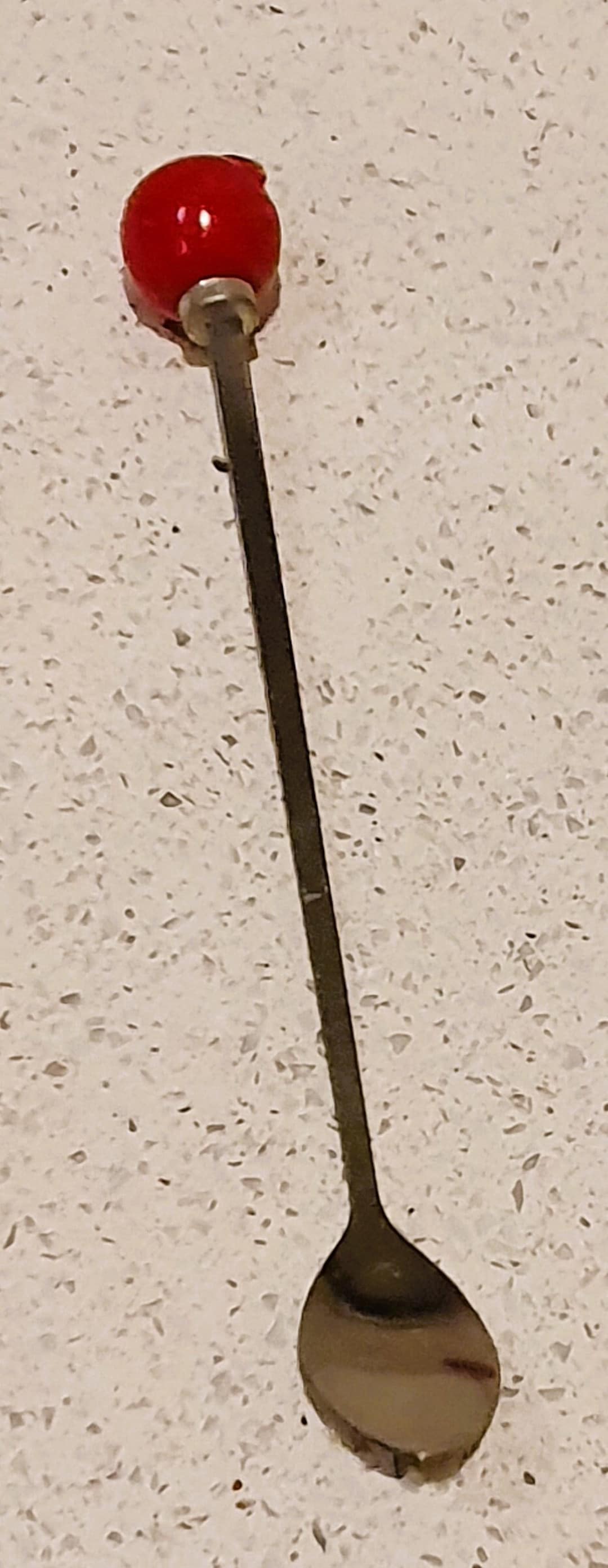 Vintage Ice Cream Sundae Spoon, Cherry on Top, Spoon, Glace Cherry ...