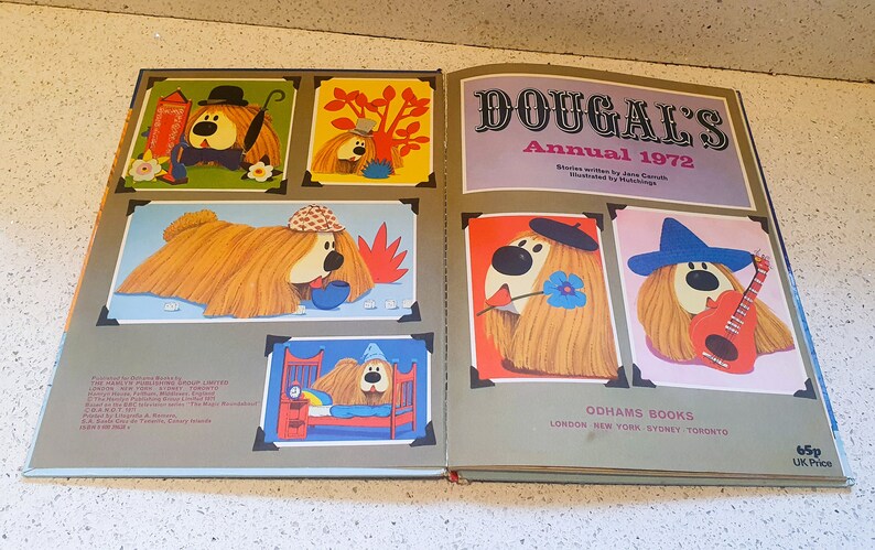 Vintage Magic Roundabout Dougal Annual 1972 70s Very Good - Etsy