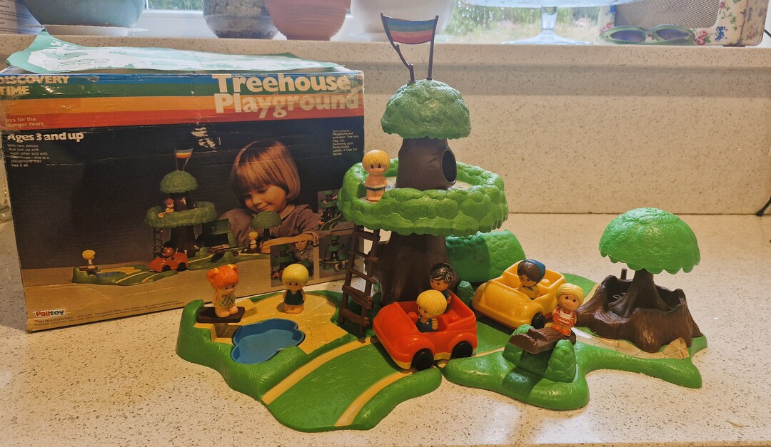 Kenner Pop up Tree House, Tree Tots, Discovery Time, Playground, the ...