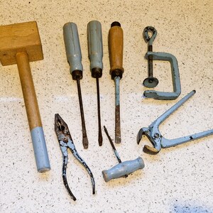 Vintage, Handy Andy Carpenters Tool Chest, Handy Andy Tool Box ...