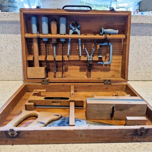 Vintage, Handy Andy Carpenters Tool Chest, Handy Andy Tool Box ...