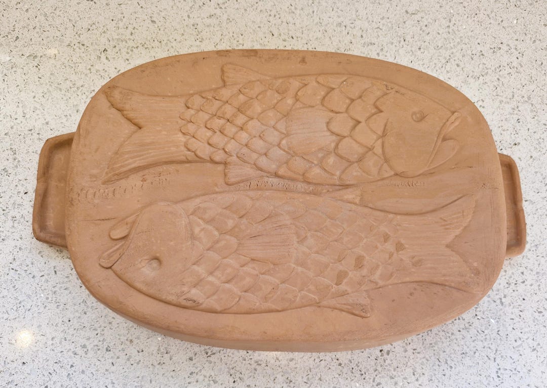 Vintage Italian Terracotta Fish Serving Dish: Oven to Table - Etsy