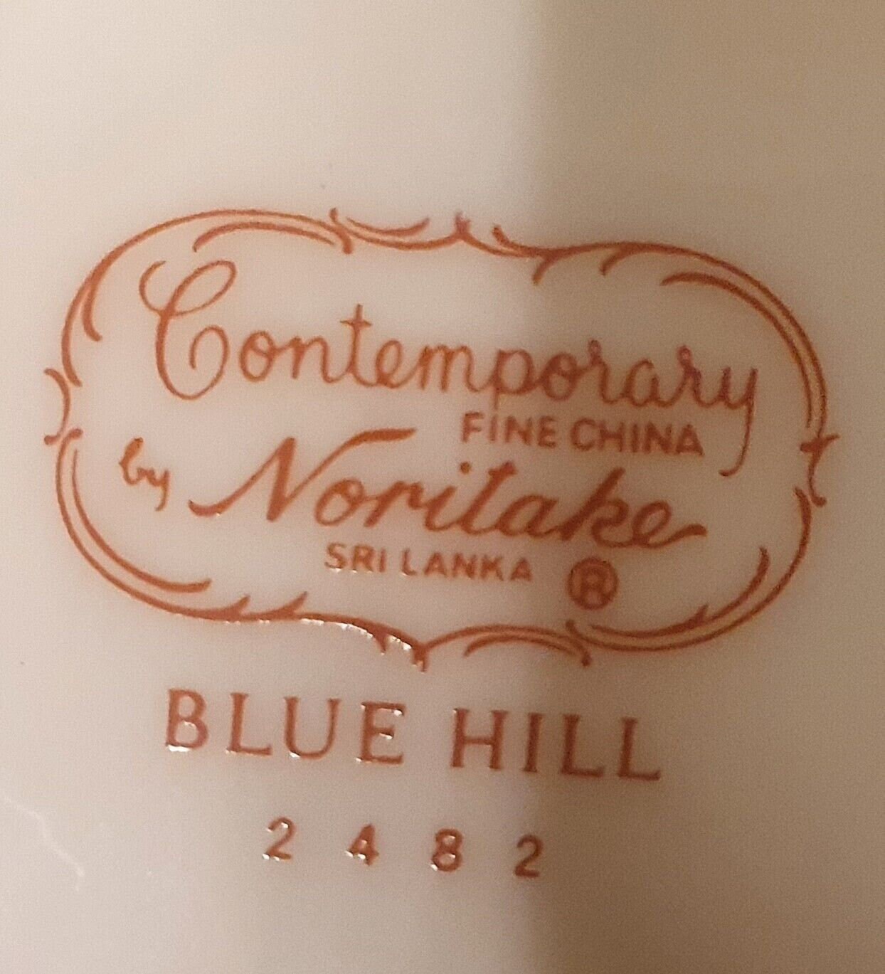 Noritake "blue Hill" Fine China Pattern 2482 - Tea Cups and Saucers - Etsy