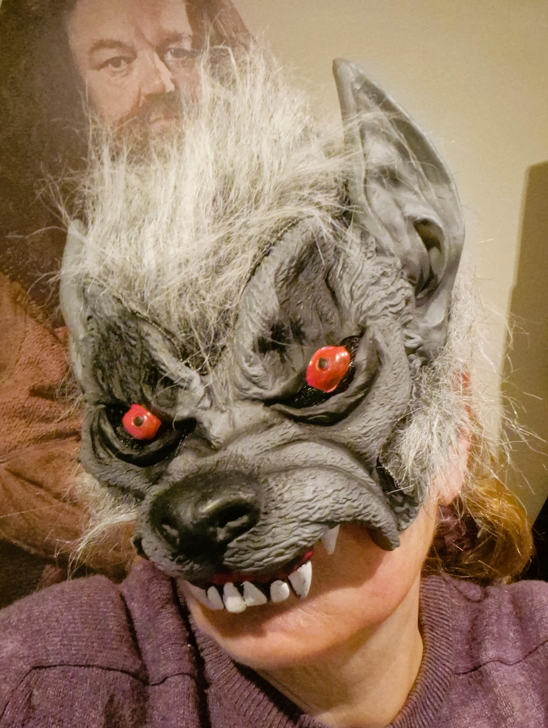 Vintage Latex Werewolf Mask - Halloween Costume - Etsy UK