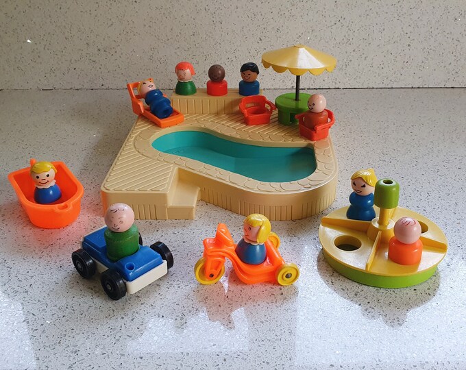 Fisher Price Swimming Pool, Fisher Price Little People, Fisher Price ...