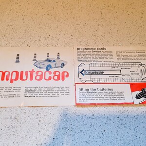 Vintage 1960s Computacar Toy - Boxed - Mettoy- Ford GT - WORKING ...