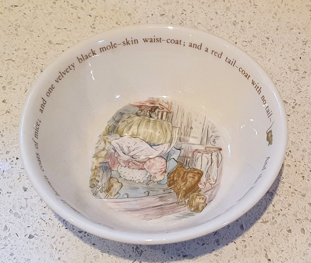 Wedgewood Beatrix Potter Bowl: Mrs. Tiggy-winkle Hedgehog Ceramic Bowl ...