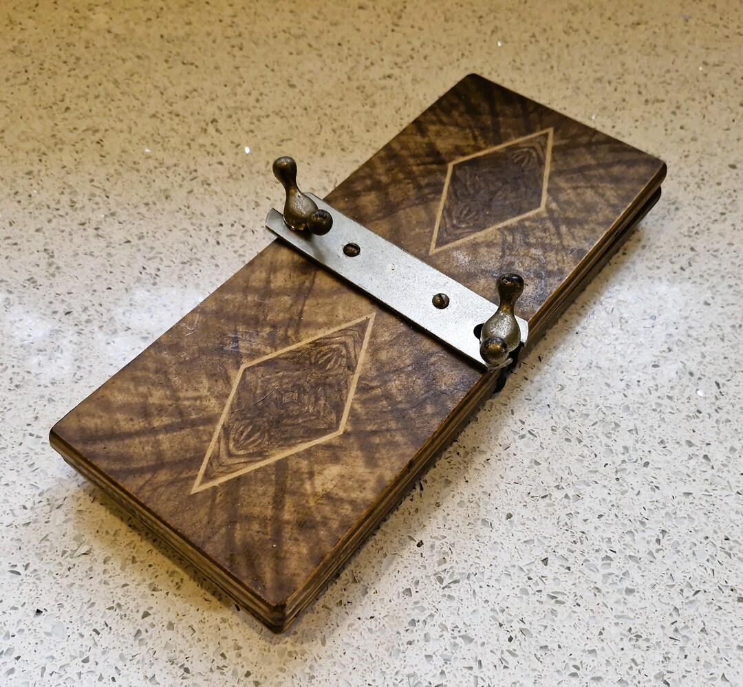 Art Nouveau Wooden Tie Press by LIFFORD, England: Antique Flower Press ...