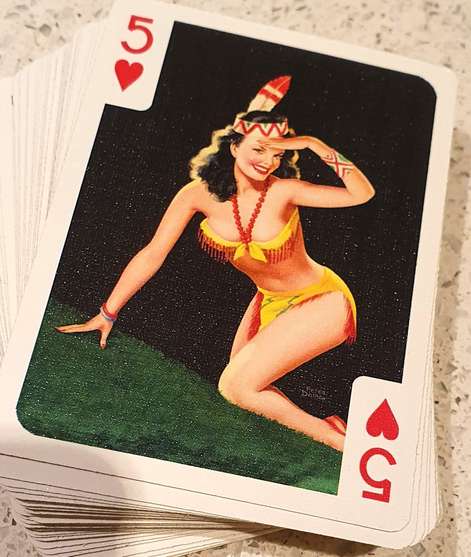 Vintage Pin up Playing Cards Pin up Girl Art Retro - Etsy Australia