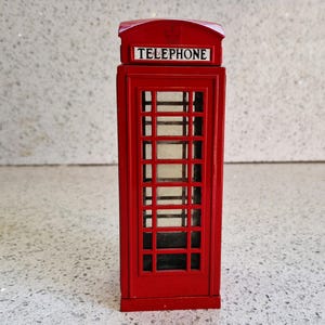 British, English, Red Telephone Box, Money Box, Die Cast Metal, London ...