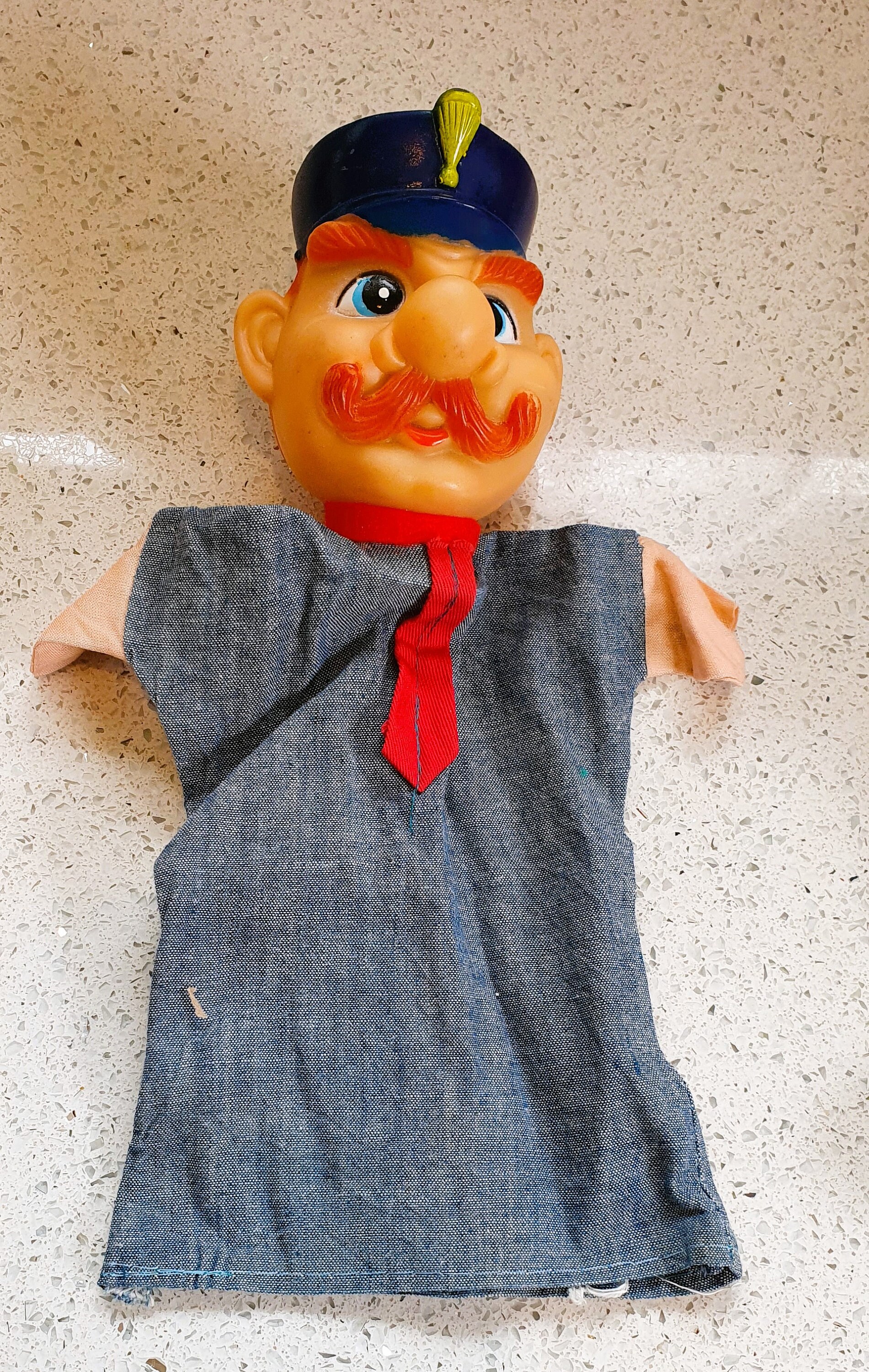 Vintage Hand Puppets, Punch and Judy, King, Queen, Princess, Policeman ...