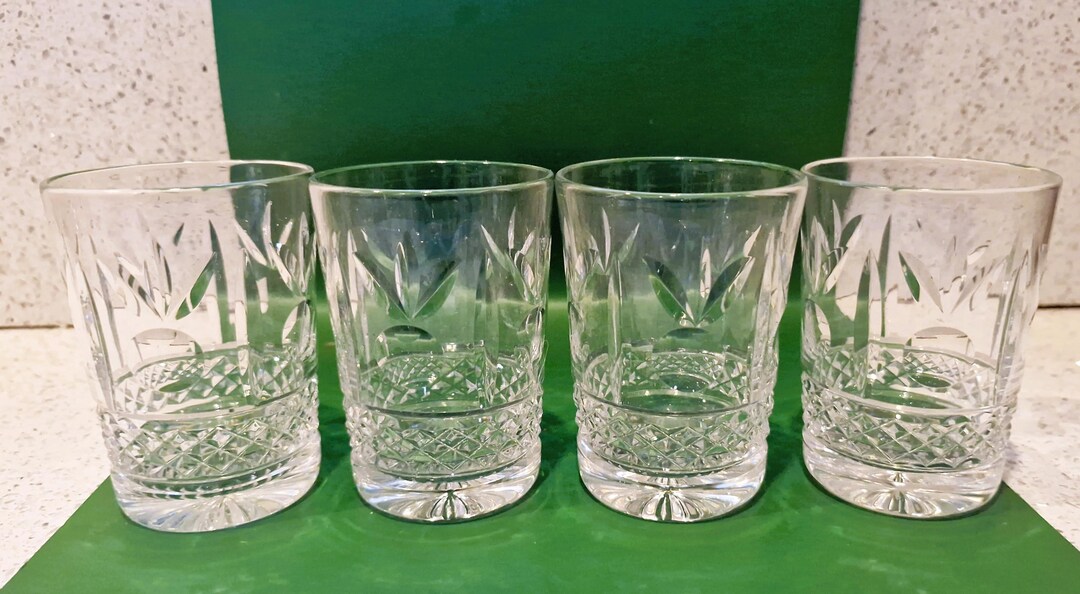 Royal Brierley Crystal, ELIZABETH, Whiskey Glasses, Flat, Tumbler ...