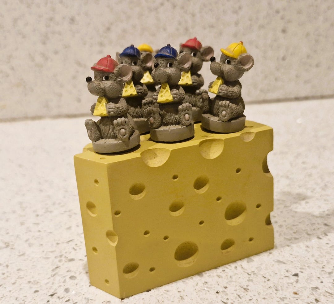 Vintage Sagaform Mouse, Pickle Forks, Picks, Mini Forks, Block, Mice ...