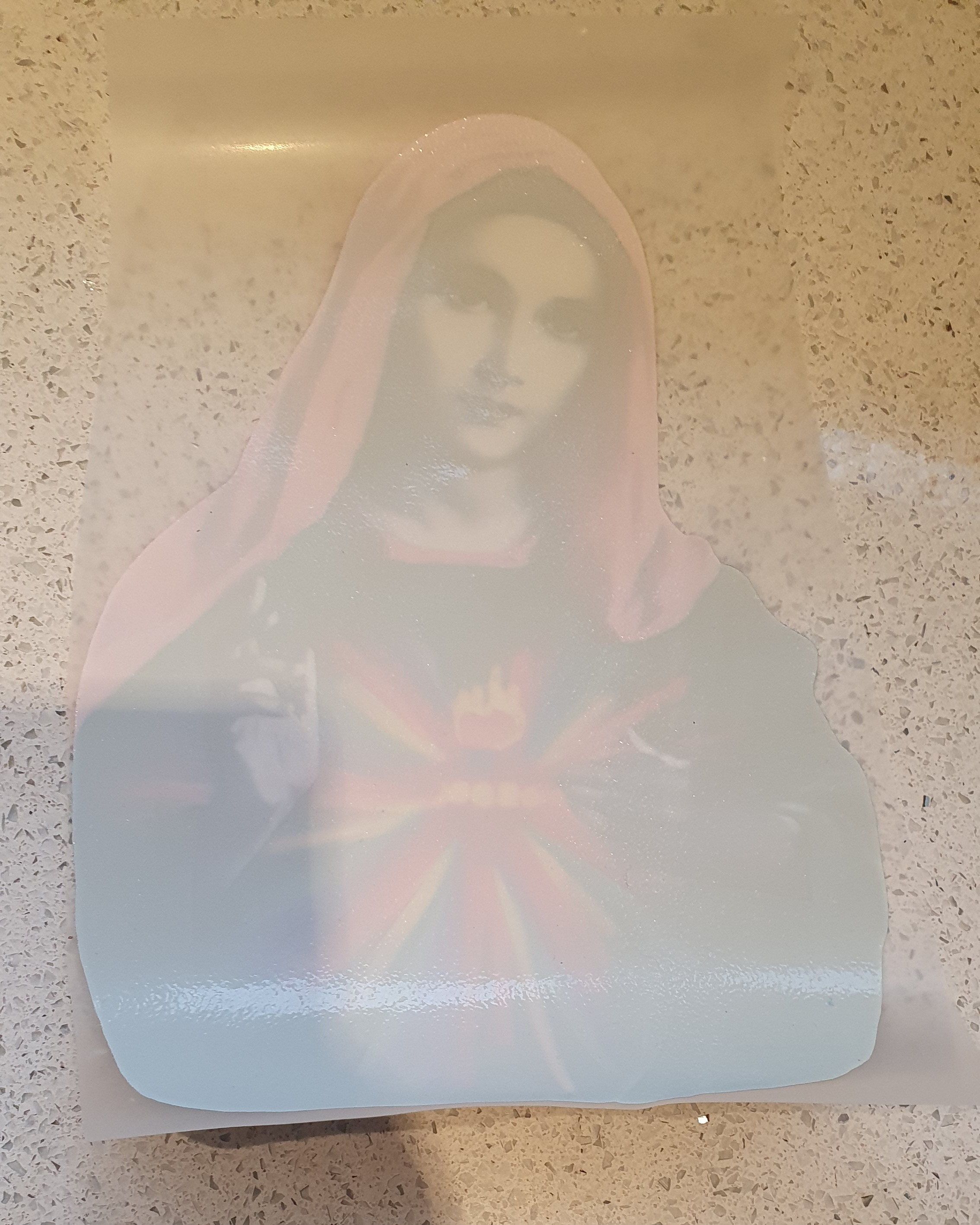 Our Lady of Guadalupe Virgin Mary Fabric Transfer Iron On - Etsy UK