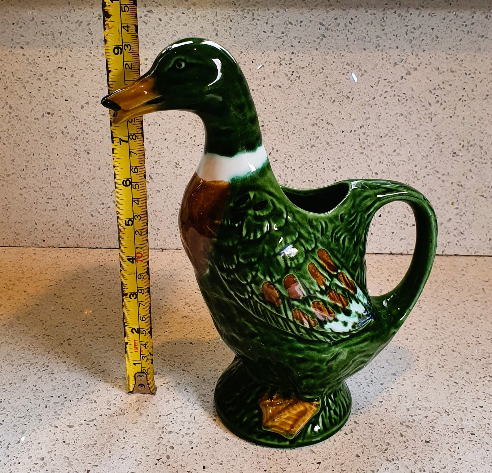 Ceramic Mallard Duck Vase Jug Reducta of London Mallard - Etsy