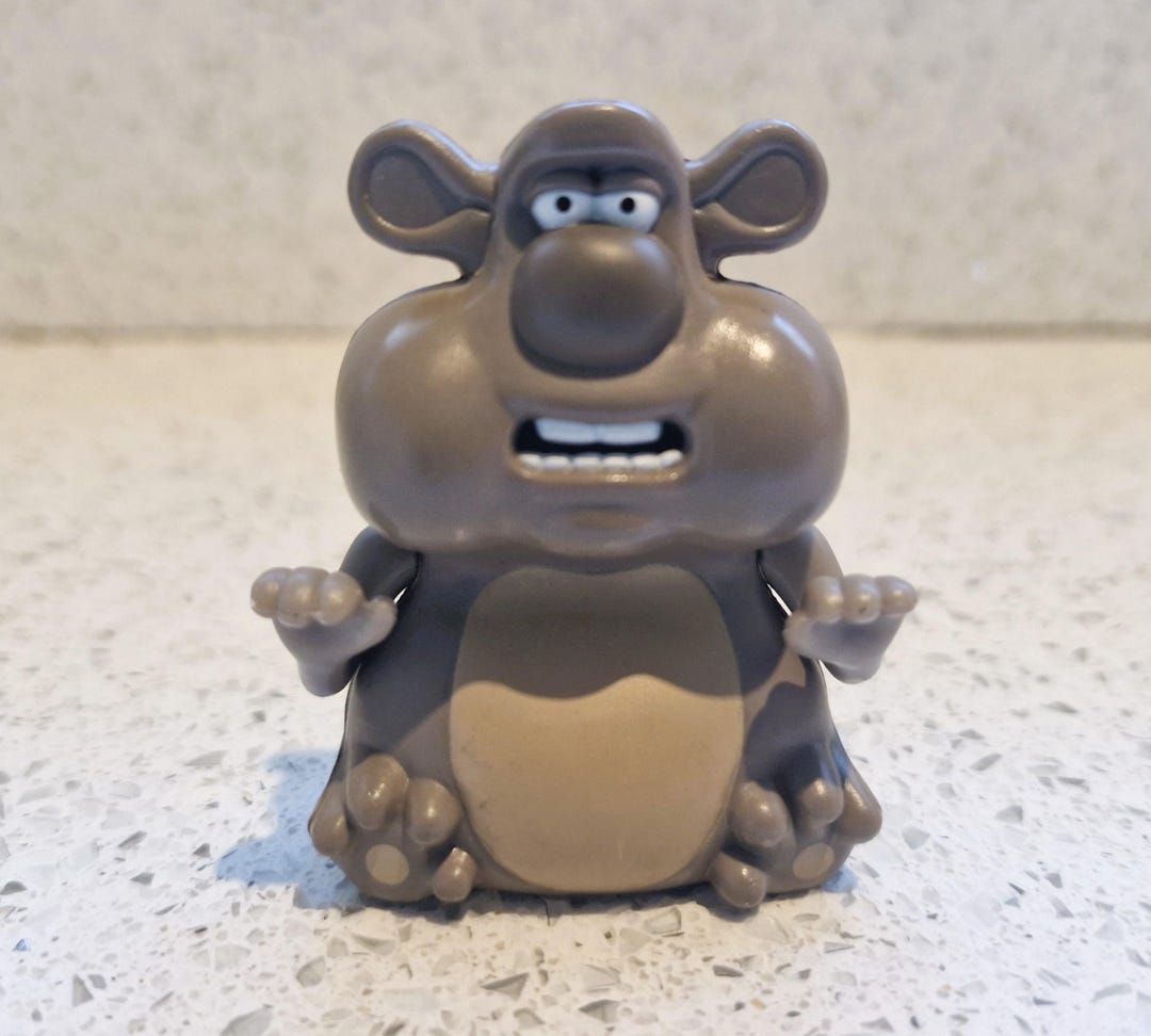 Creature Comforts, BBC, Aardman, Fluffy, 2.25", Action Figure , 2003 ...