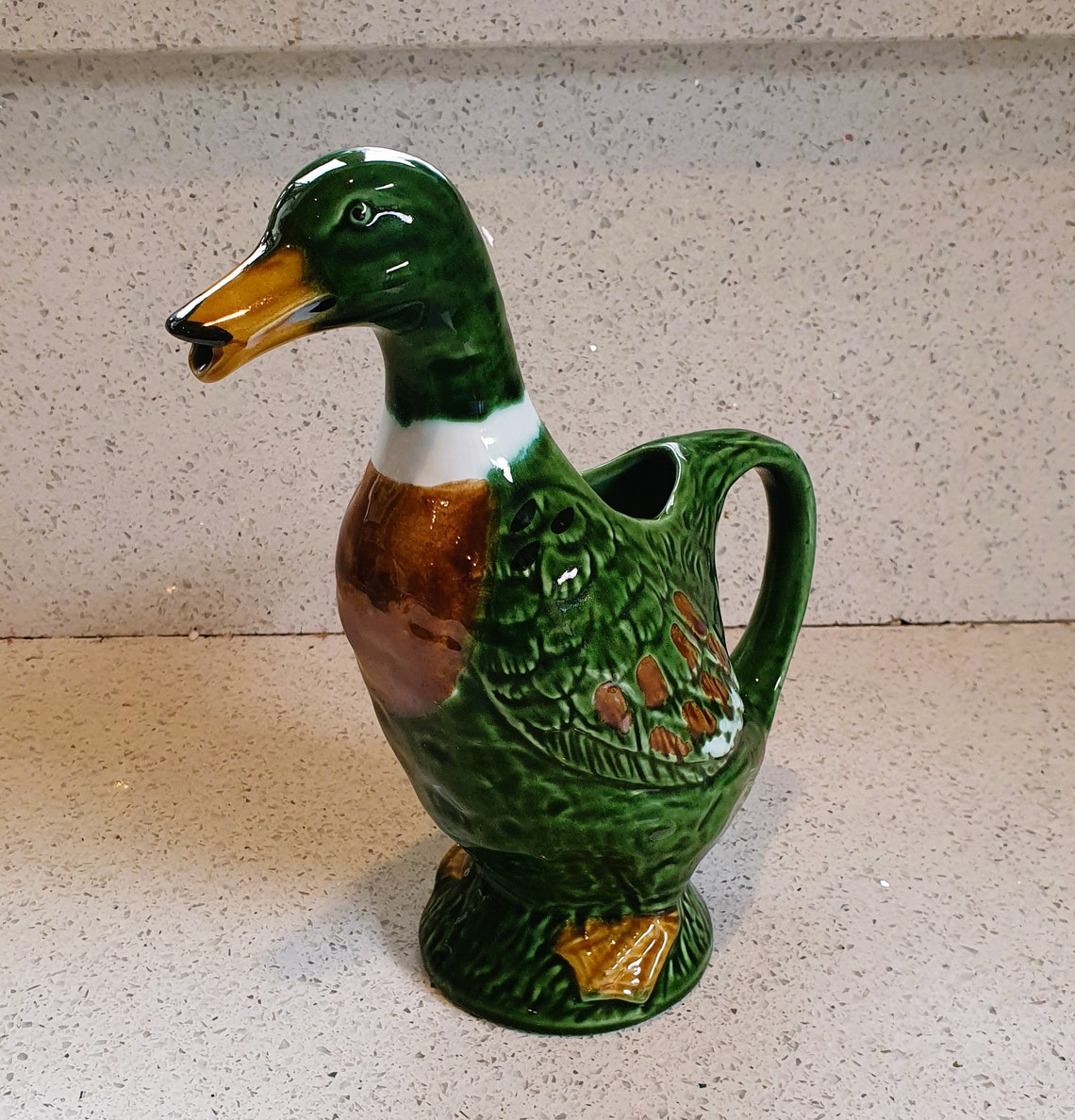 Ceramic Mallard Duck Vase Jug Reducta of London Mallard - Etsy