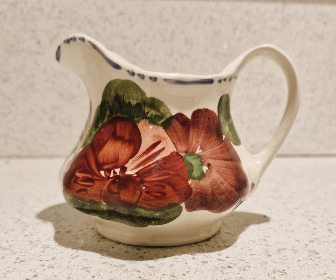 English Ironstone, Milk Jug, Creamer, Simpsons, Belle Fiore ...