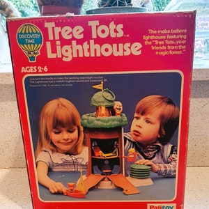 Kenner Tree Tots Lighthouse, Working, Discovery Time, Light Up, Vintage ...