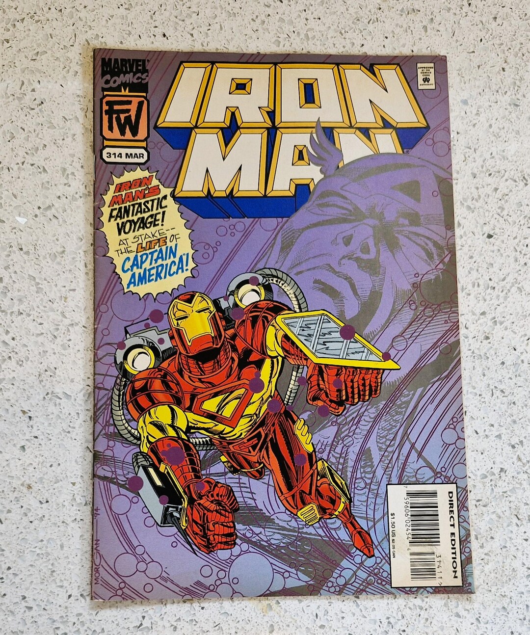 Iron Man Comic, Iron Man, Marvel Comics, Issue 314, March, 1995, Mar ...