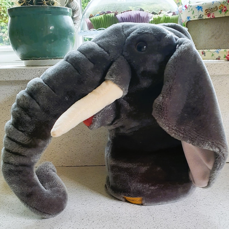 Elephant Puppet - Etsy