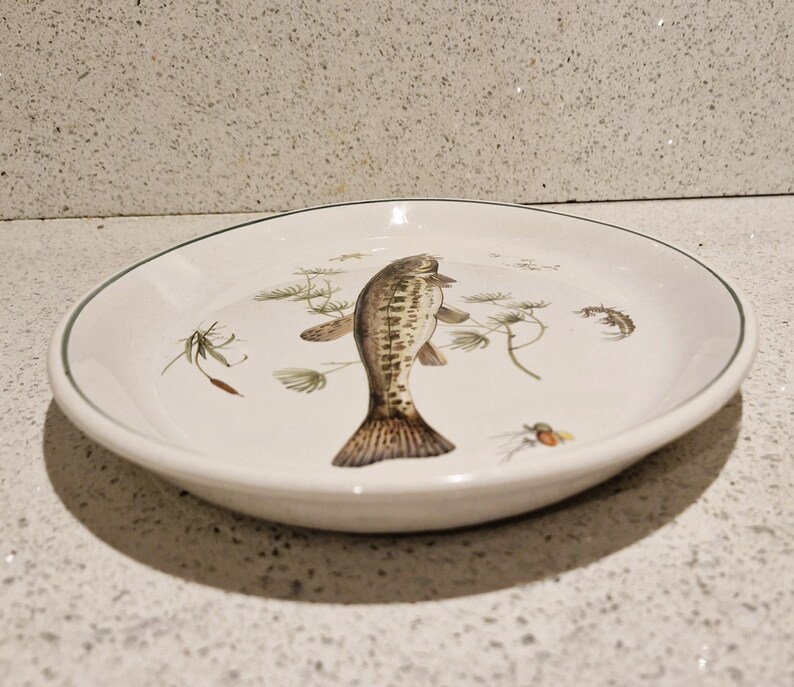 Vintage Simpsons English Ironstone Fish Serving Platter: Spined Loach ...