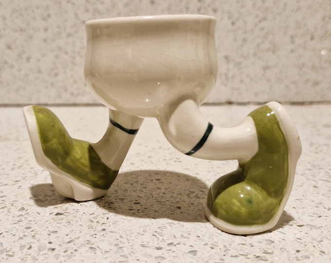 Carltonware, Walking Egg Cups, Running Egg Cup, Egg Cup on Legs, Feet ...