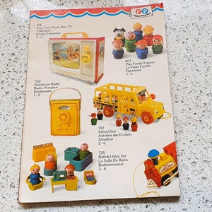 Rare Vintage Fisher Price Catalogue, Brochure, Original, 70s, 80s ...