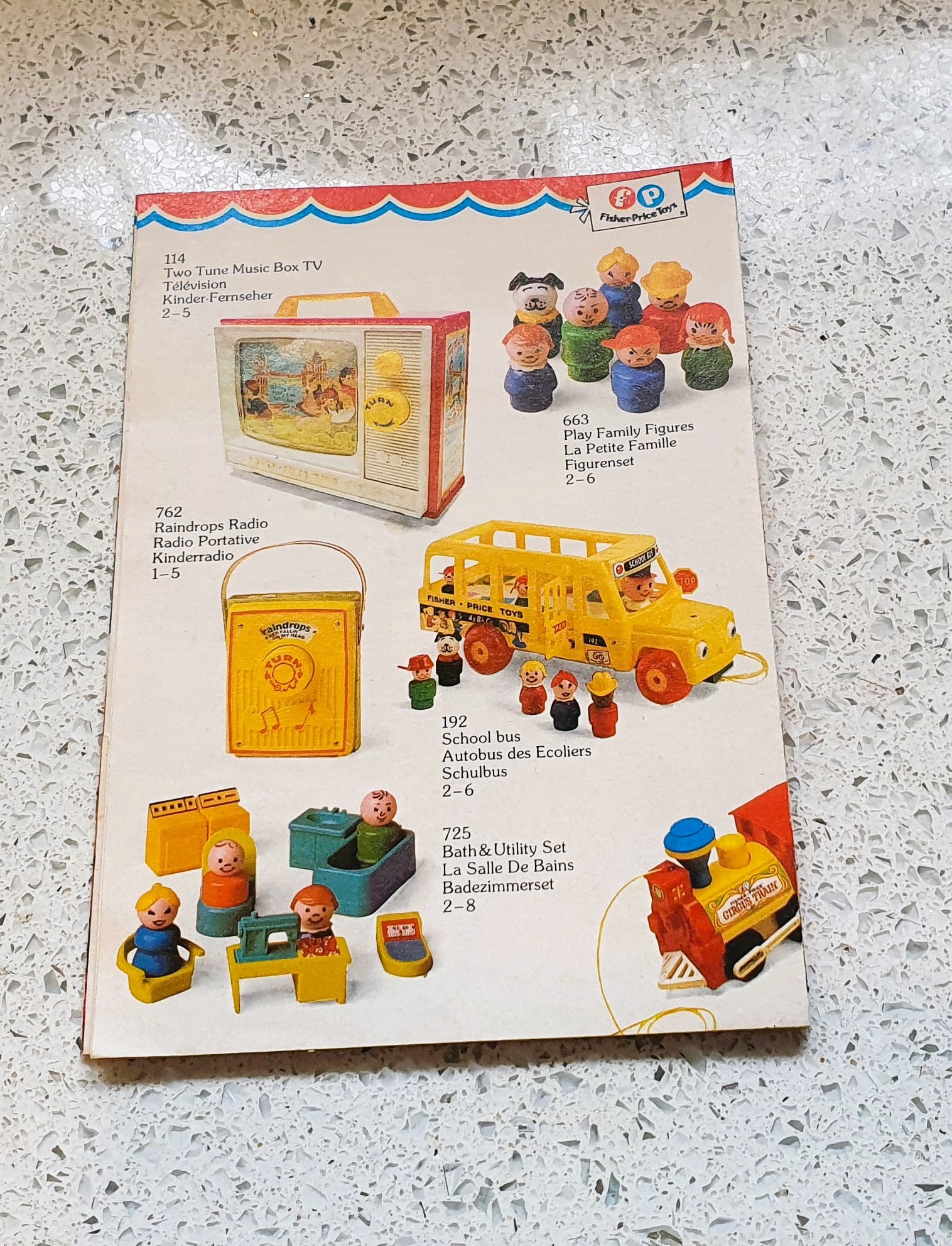 Rare Vintage Fisher Price Catalogue, Brochure, Original, 70s, 80s ...