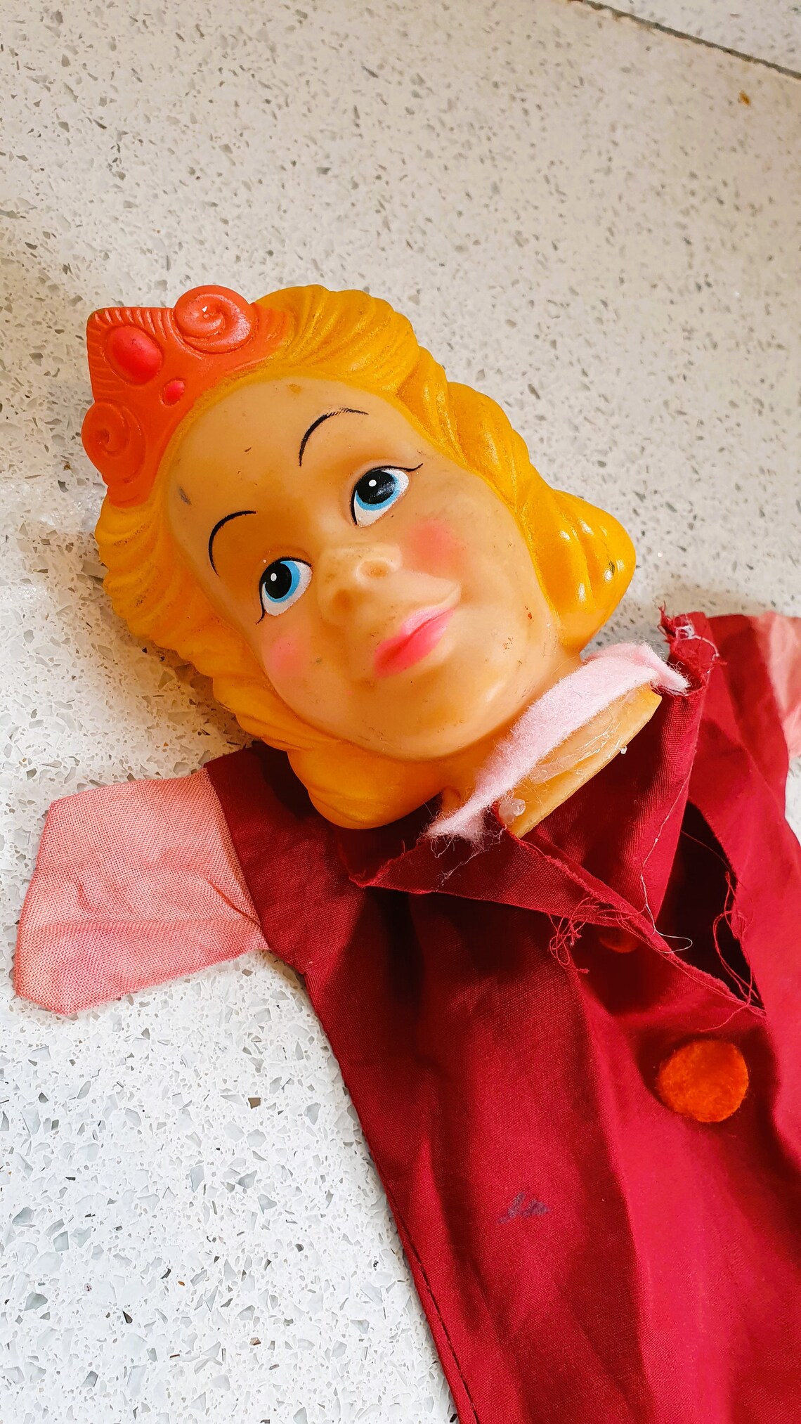 Vintage Hand Puppets, Punch and Judy, King, Queen, Princess, Policeman ...