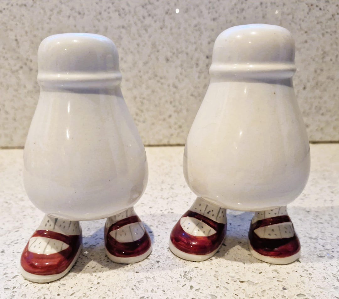 Vintage Carltonware Walking Salt and Pepper Shakers: Quirky Cruet Set ...