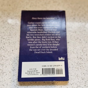 Count Duckula Story Book, Duckula on Treasure Island, 1988, Gift ...