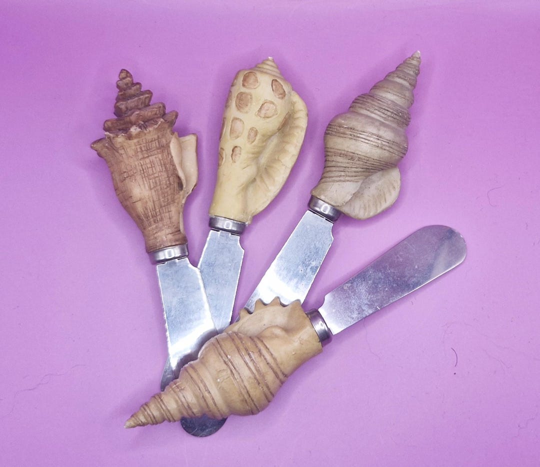 Sea Shell Butter Spreaders, Sea Shells, Butter Spreaders, Butter Knives ...