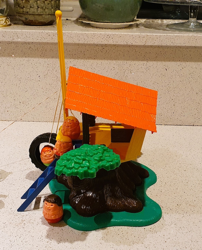 Vintage Airfix Weebles Treehouse Playset - Our Gang - Complete With Zip ...