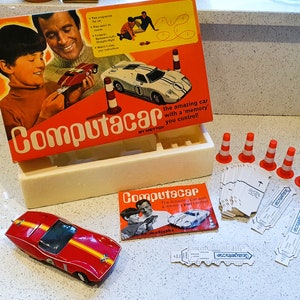 Vintage 1960s Computacar Toy - Boxed - Mettoy- Ford GT - WORKING ...