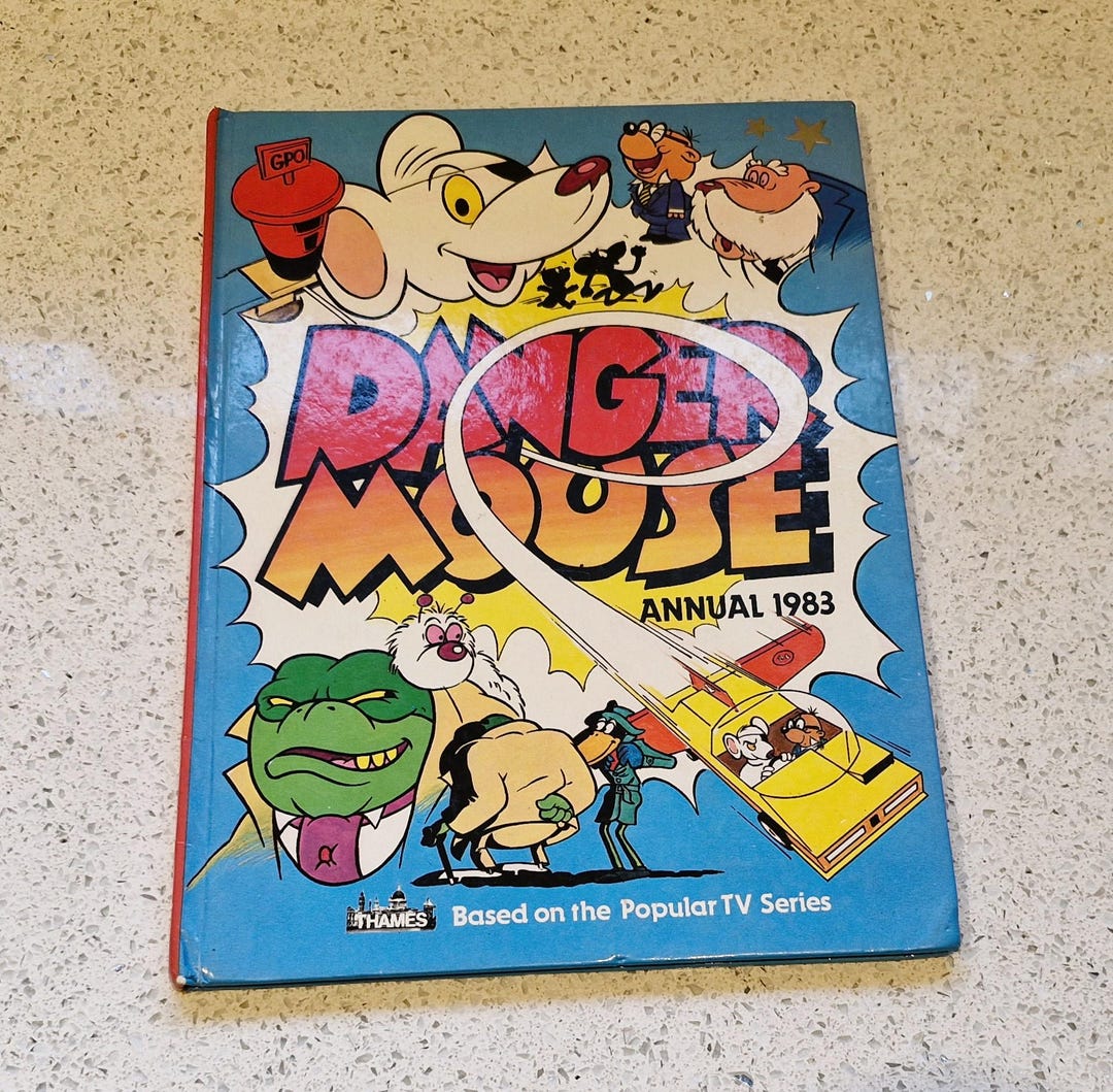 Danger Mouse Annual, 1983, Thames Book, 80s, Danger Mouse, Toys - Etsy