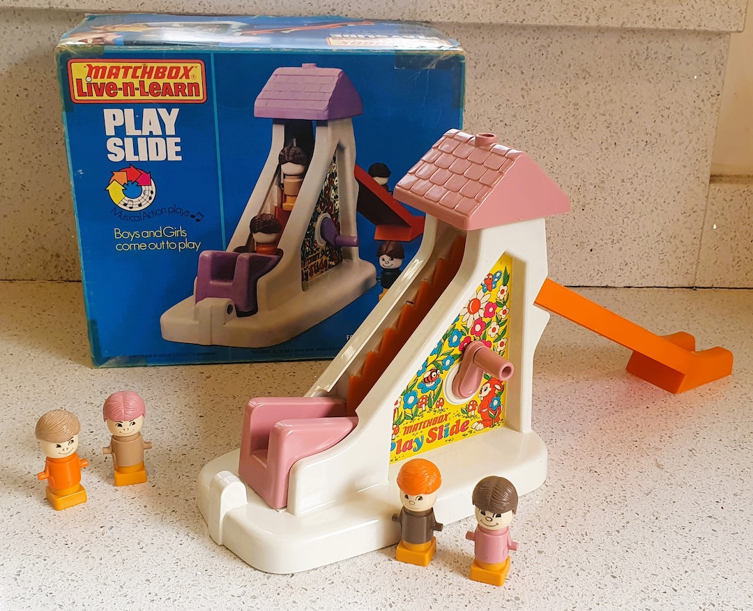 Vintage 1973 Matchbox Live N Learn Play Slide: Musical Toy - Boxed - Etsy