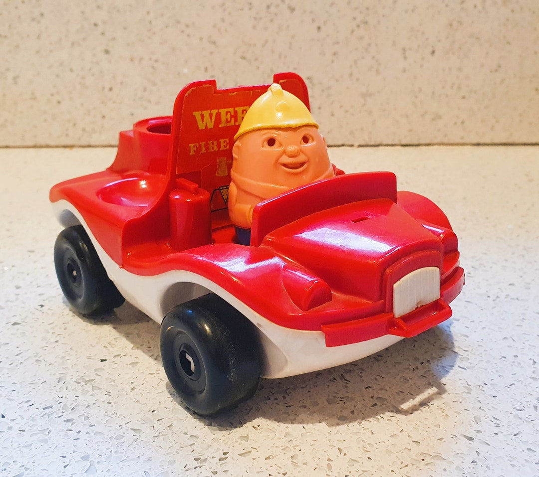 70s Weebles Firemen, Fireman, Fire Truck, Fire Engine, 70s, 80s Toys ...