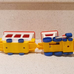 Vintage Weeble Train Set: AIRFIX 1970s Toy With 4 Weebles - Etsy