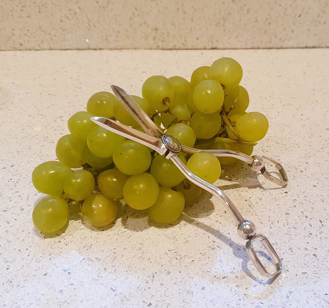 Vintage Art Deco Grape Scissors, Antique, Grape Scissors, Silver Plated ...