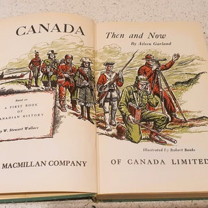Vintage Canadian School Book, Canada Then and Now, Cosburn Ave Junior ...